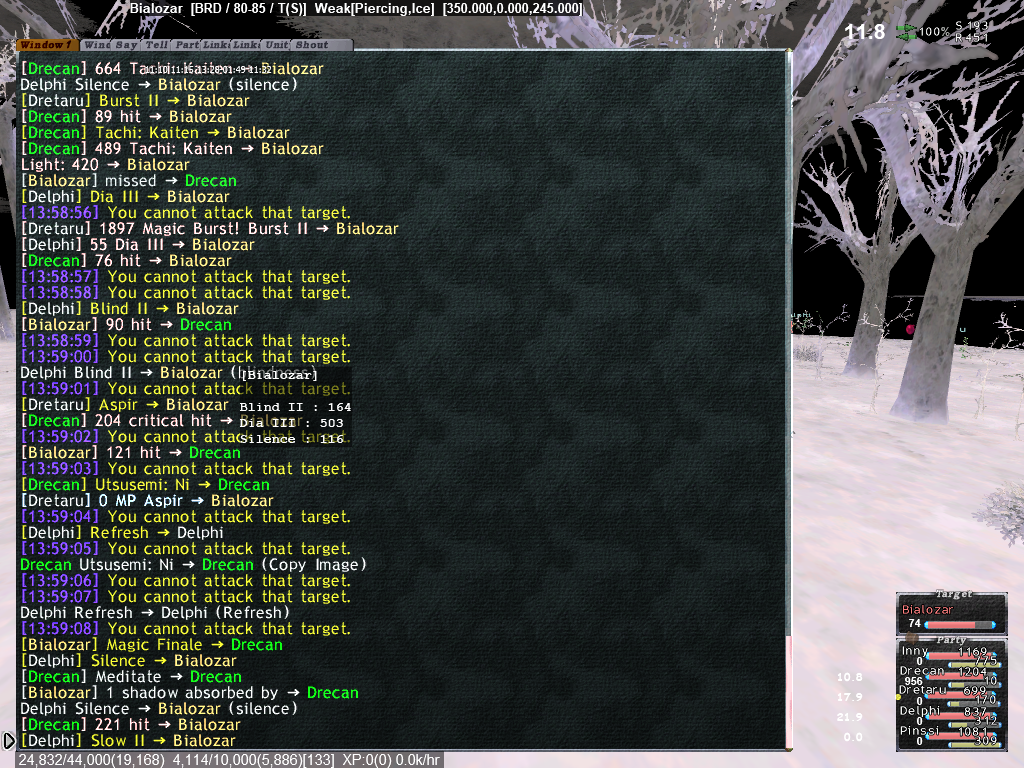 Limbus bug cannot do actions to mobs or pt · Issue #5296 · EdenServer/community · GitHub