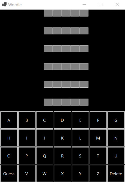 GitHub - amberDolezal/Wordle-Knock-Off