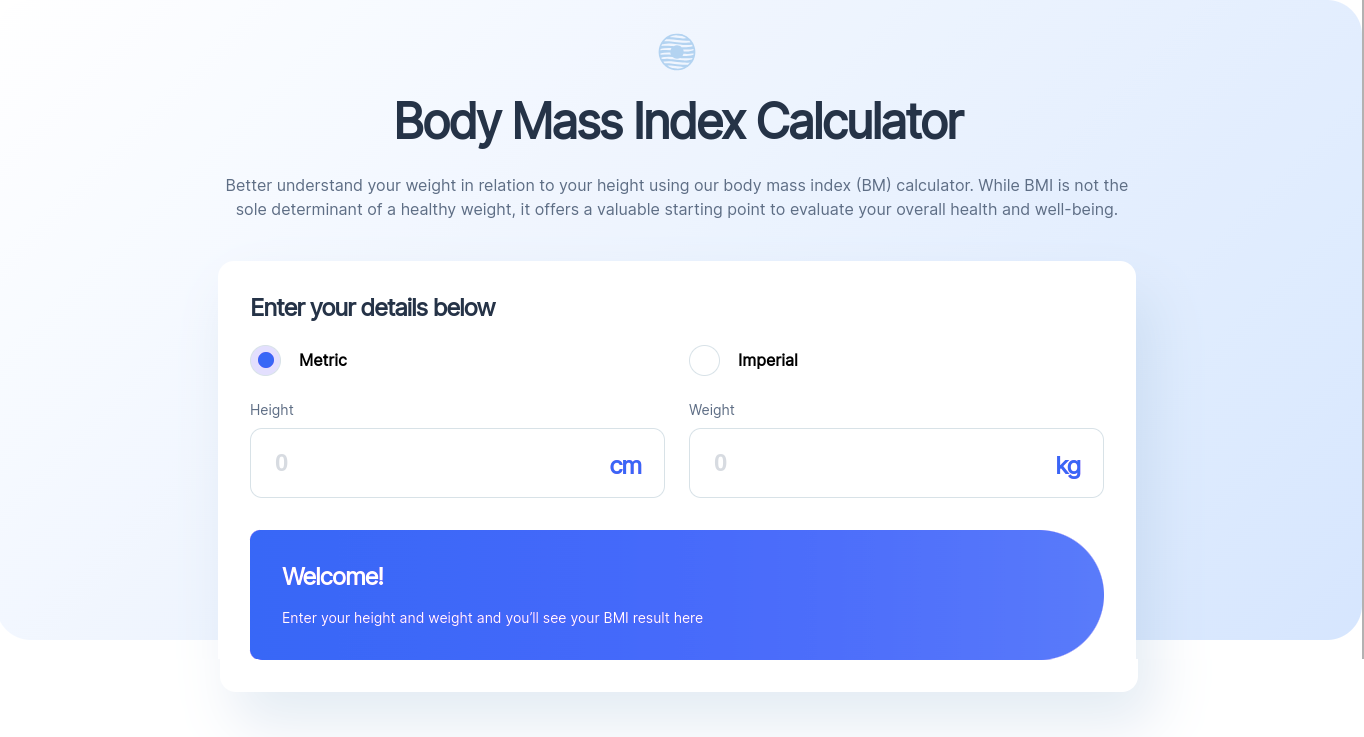 GitHub - AbinandhMJ/BMI-Calculator: BMI Calculator is a web app to ...
