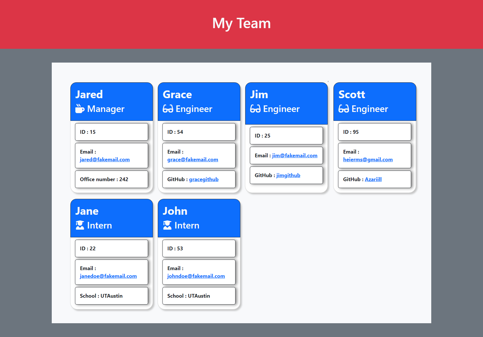 GitHub - Azariill/teamProfileGenerator