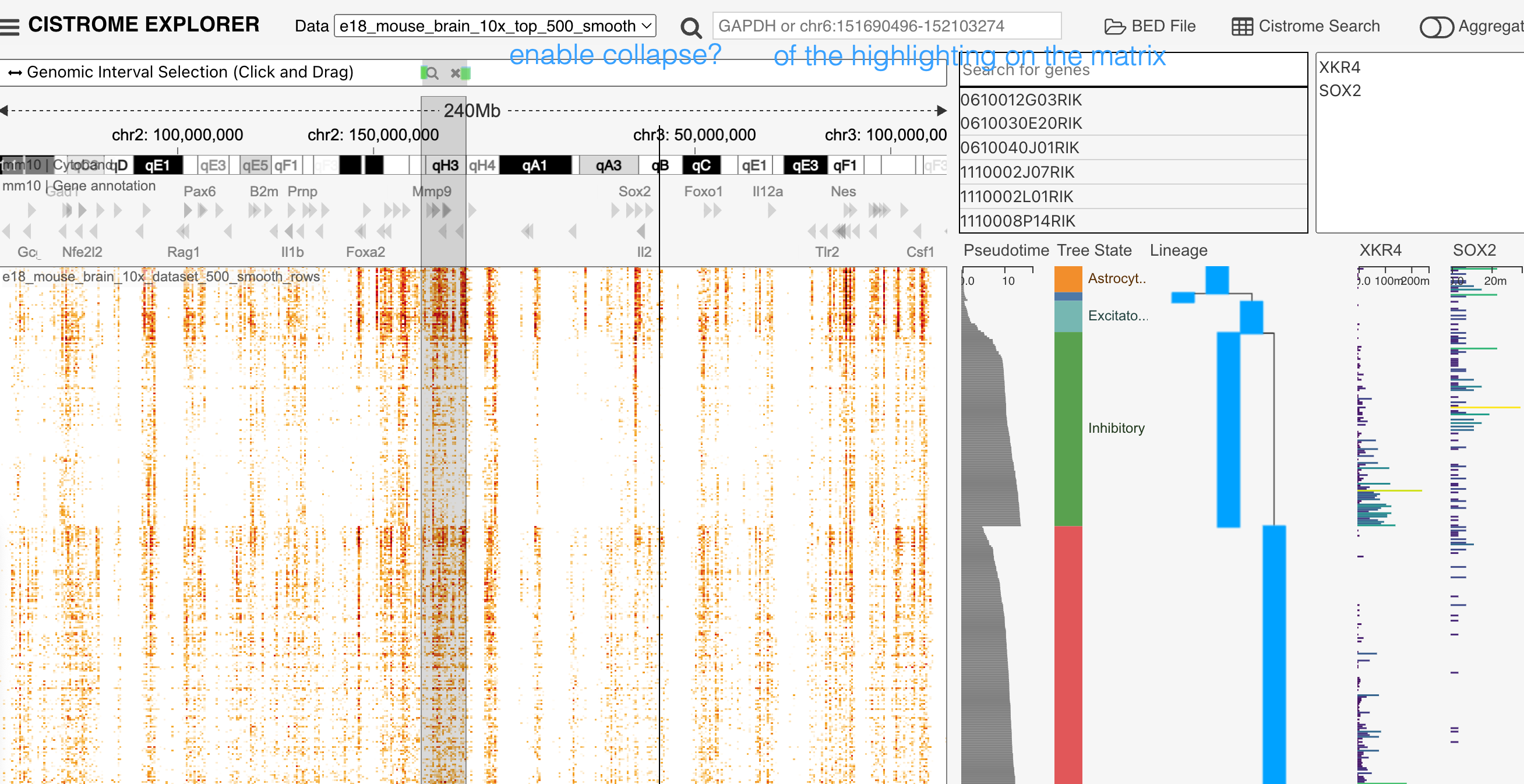 Improve genome interval selection · Issue #418 · hms-dbmi/cistrome-explorer · GitHub