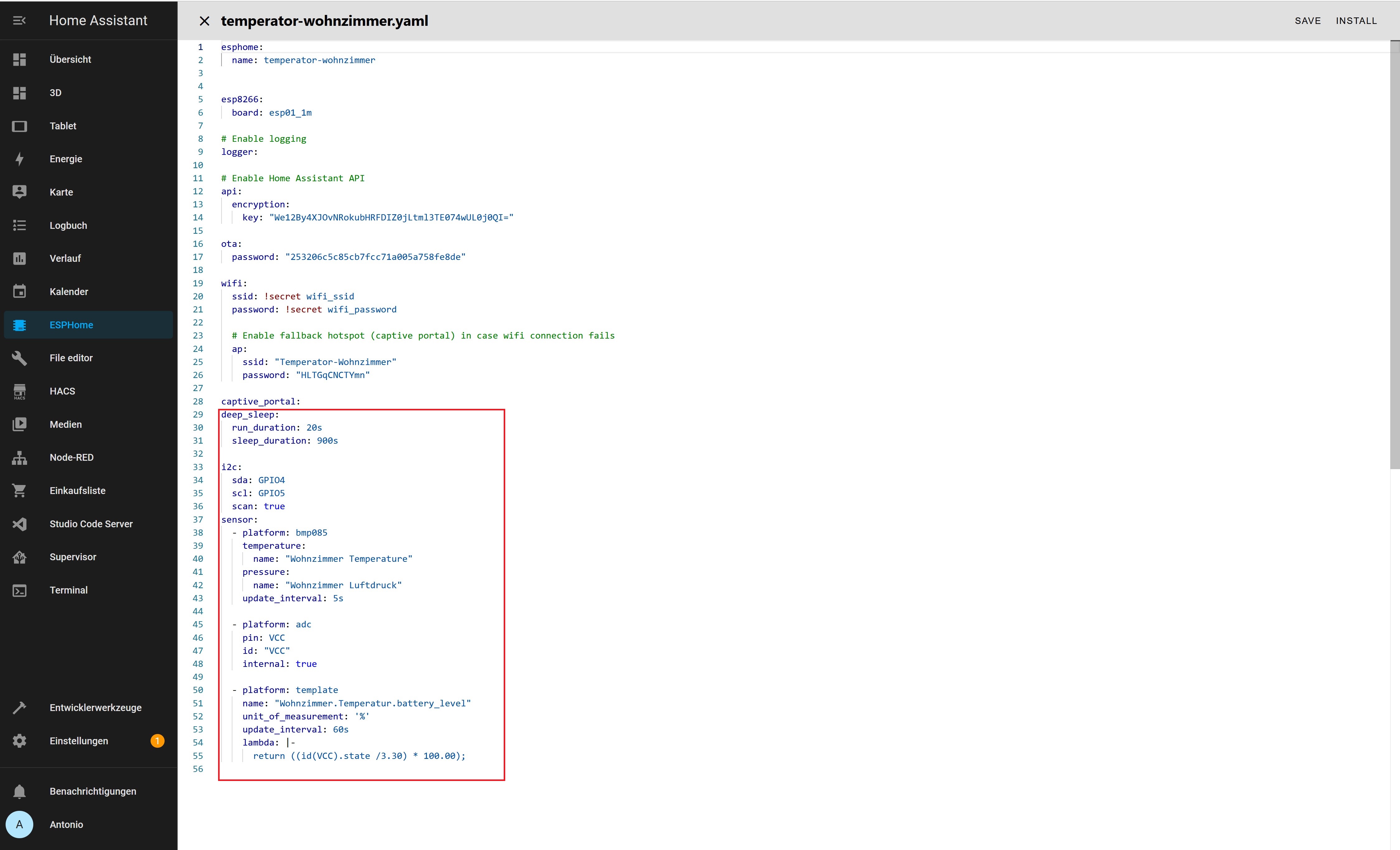 GitHub - antonio-030/temperatursensor: Temperatursensor in ESPHome