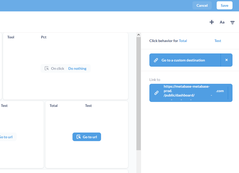Using Public Link on click behavior Results in Dashboard Not Found · Issue #28269 · metabase ...