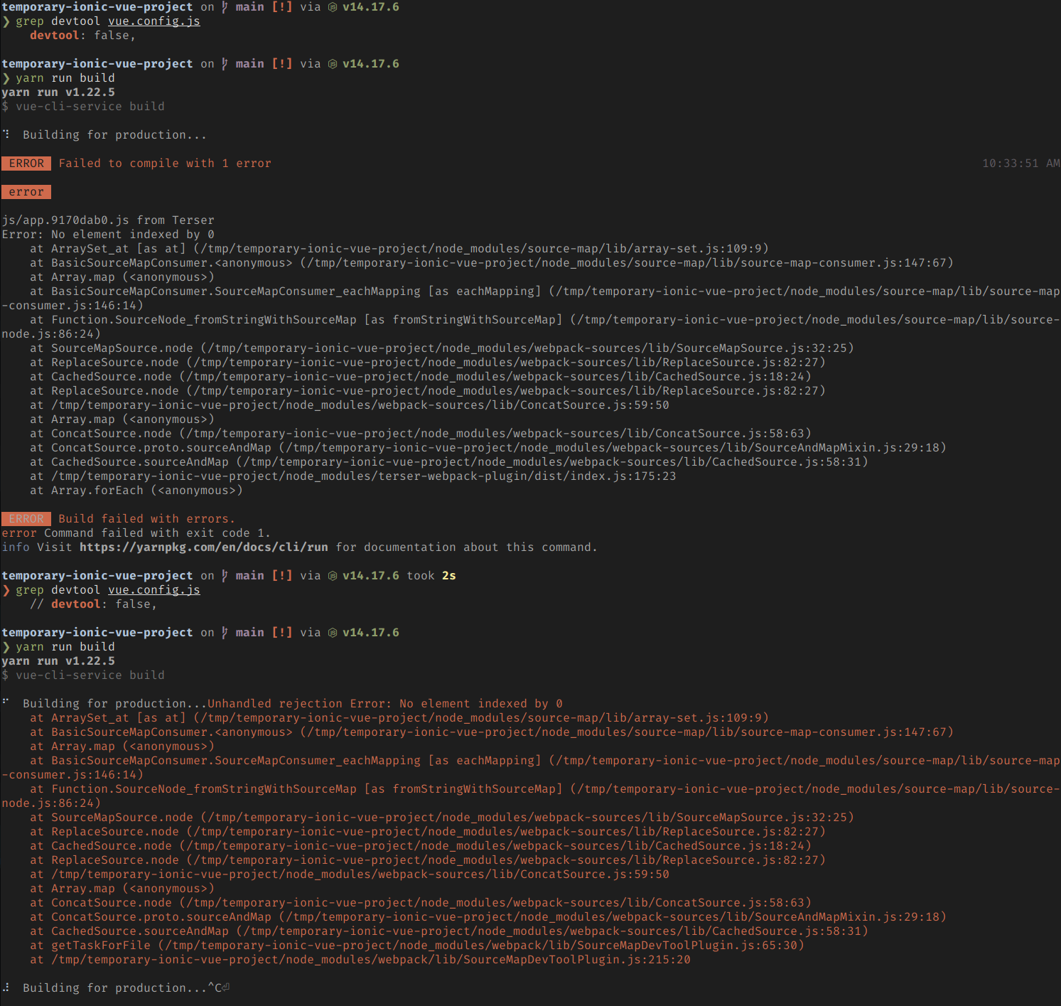 Getting a cryptic error while trying to make it work for @ionic/vue components. · Issue #141 ...