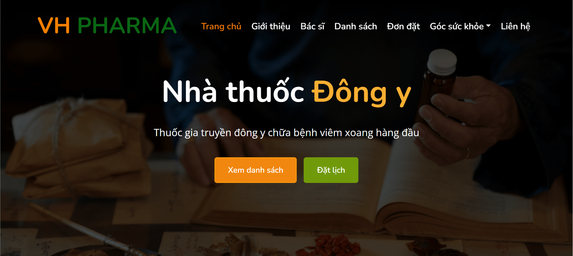 GitHub - NgocVuuu/vh-pharmacy: vh-pharma, frontend website with html, css, js, reactjs.
