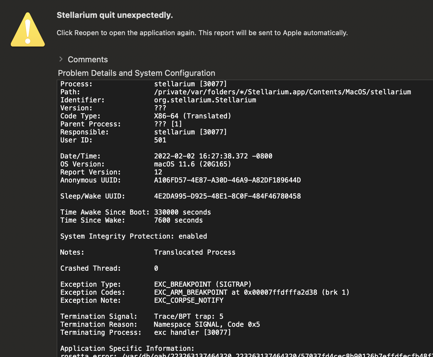 Issue downloading Stellarium to MacOS 11.6 · Issue #2250 · Stellarium ...