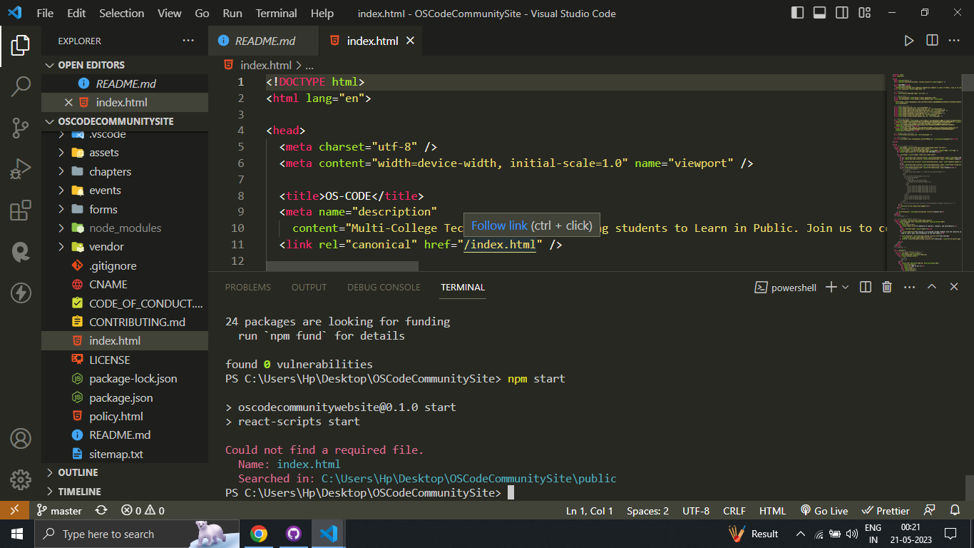 Home Section need some Improvement · Issue #47 · OSCode-Community ...