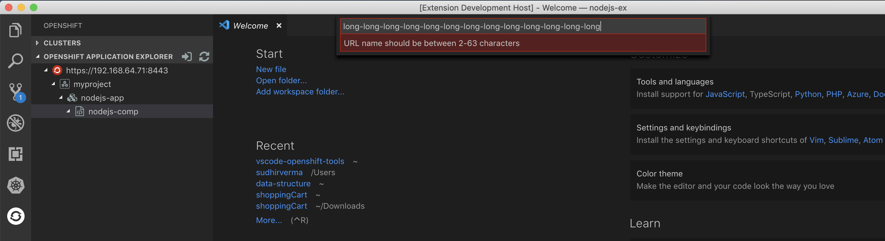 Route URL autogenerated when using "create URL" can be too long · Issue #686 · redhat-developer ...