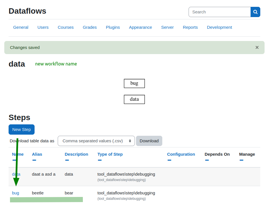 Cannot Save Step · Issue 87 · Catalyst Moodle Tool Dataflows · Github