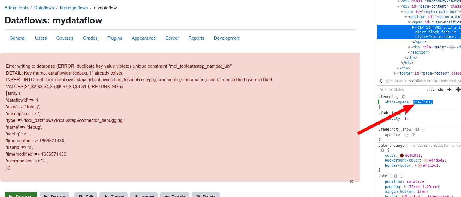 Bug when creating a step with the same name as an existing step · Issue #247 · catalyst/moodle ...