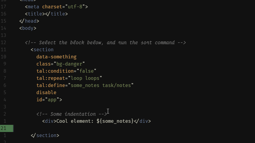 GitHub - keevan/atom-attribute-sorter