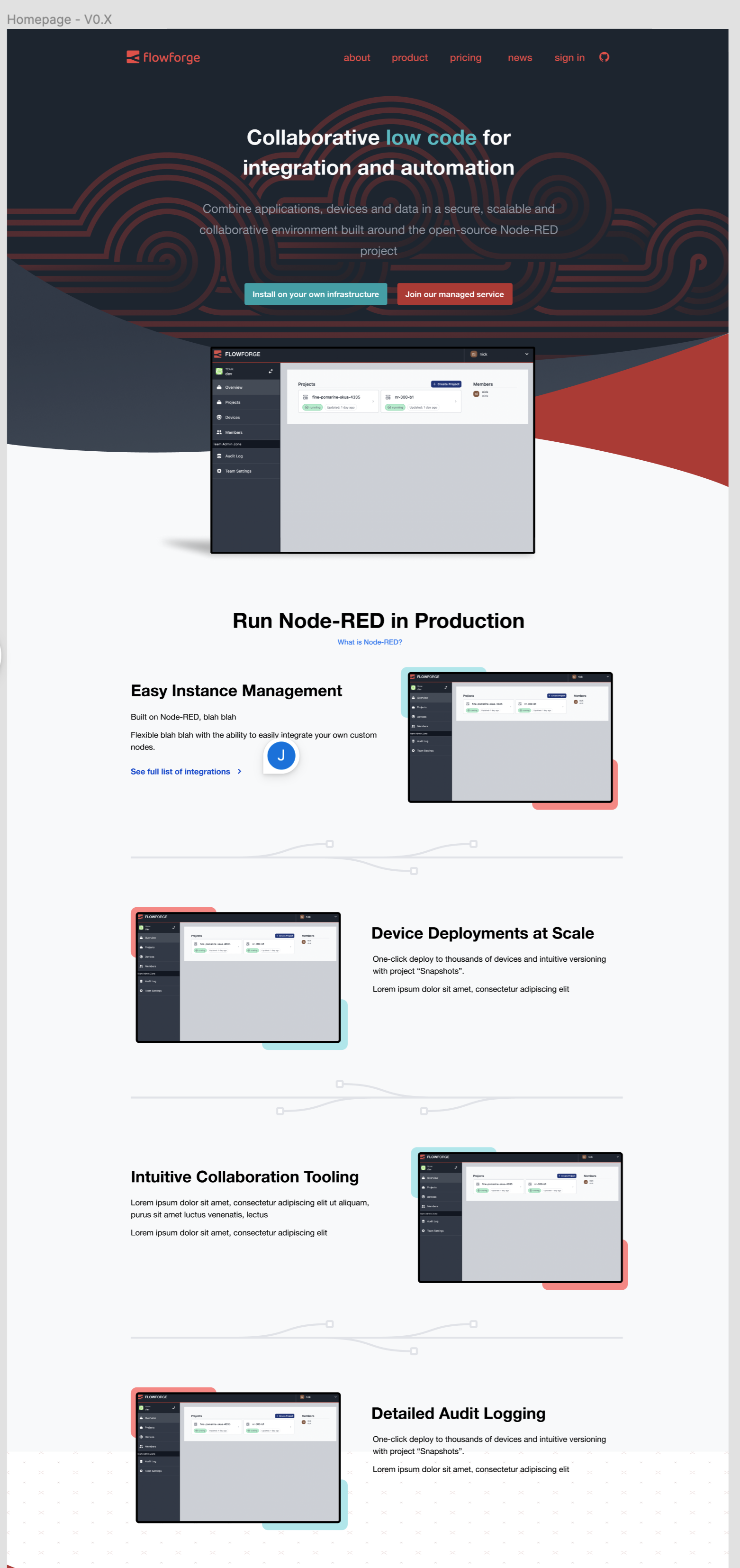 Add product imagery/screenshots/videos to homepage · Issue #184 · FlowFuse/website · GitHub