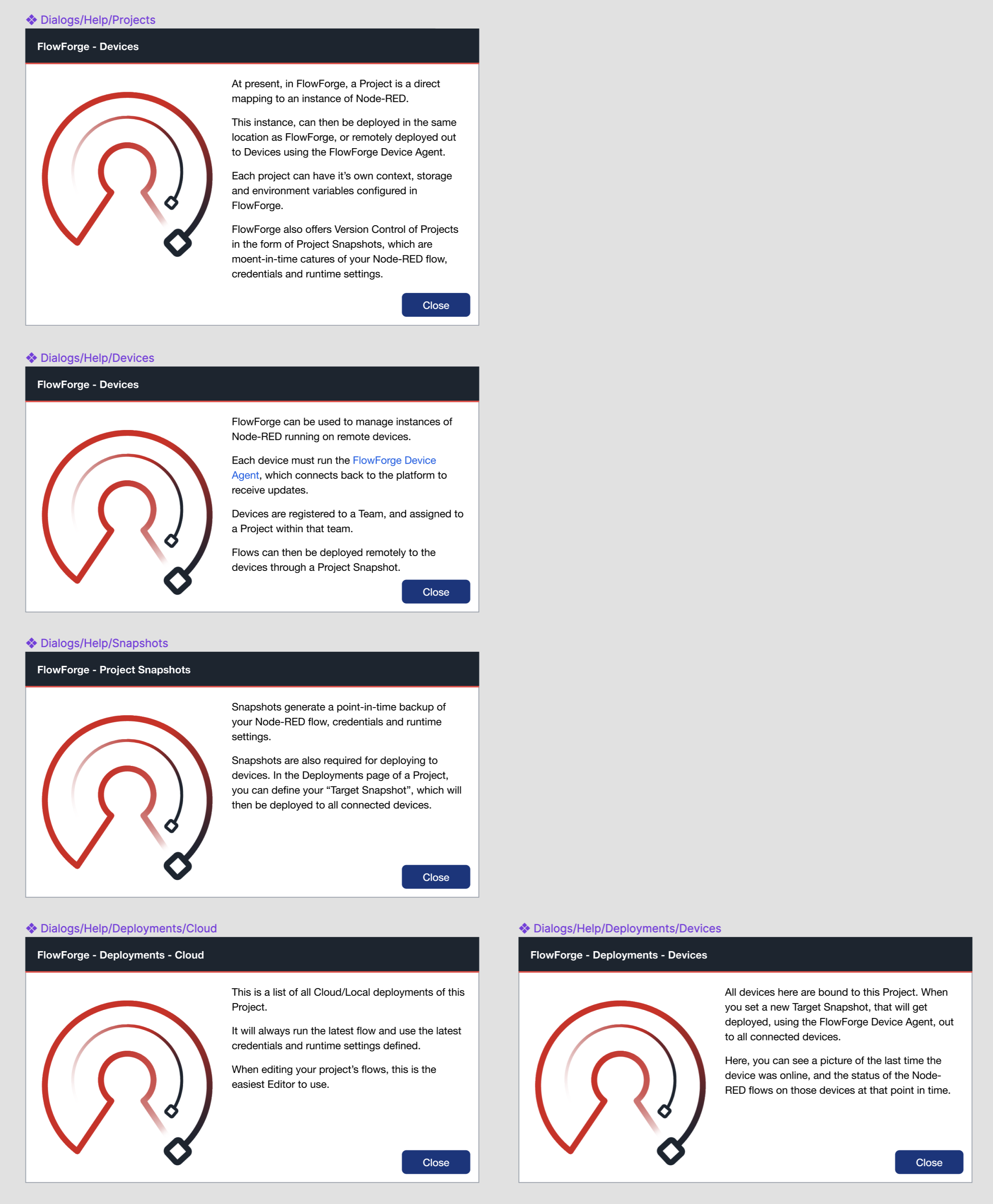 Helper/Informative Dialogs · Issue #1452 · FlowFuse/flowfuse · GitHub