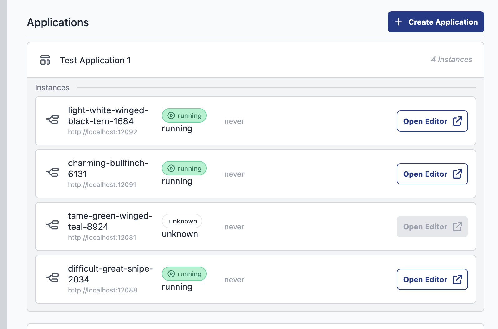 Application overview: Suspended instances show as starting · Issue #1932 · FlowFuse/flowfuse ...