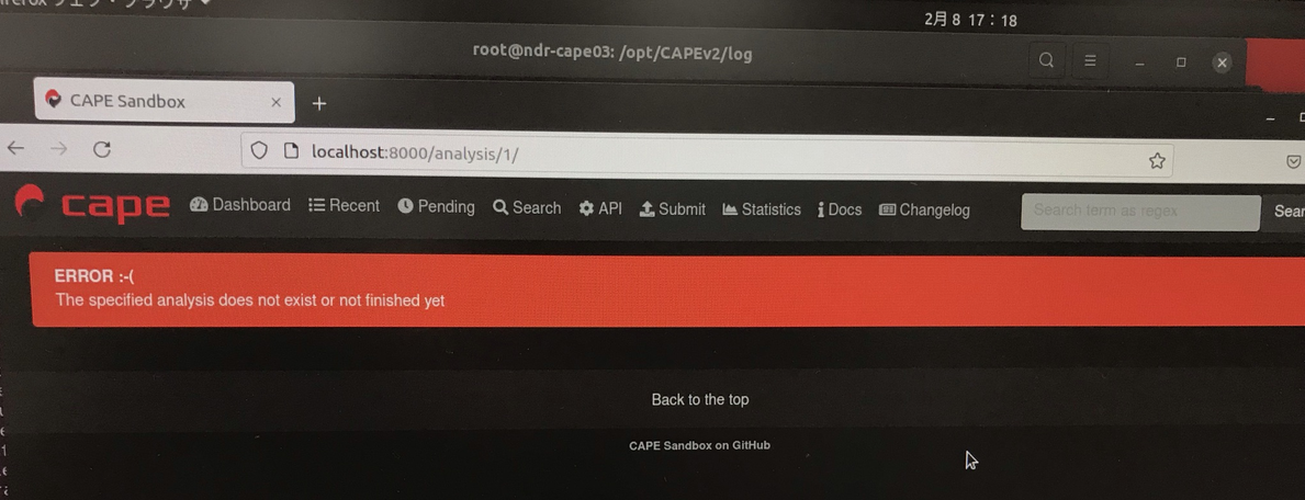 I want to display the analysis screen. But I get an error message. · Issue #751 · kevoreilly ...