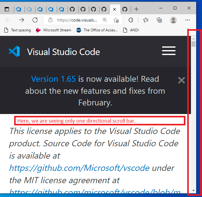 A11y_Code.visualstudio.com_Visual studio code_Top navigation bar_Reflow: In Reflow, we are ...
