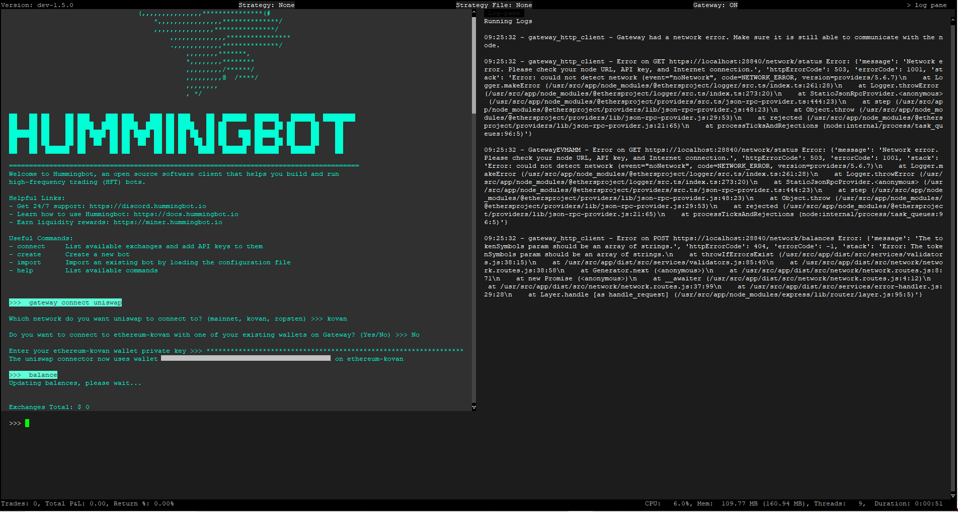 Gateway -V2: not storing Infura API key after gateway create · Issue #5350 · hummingbot ...