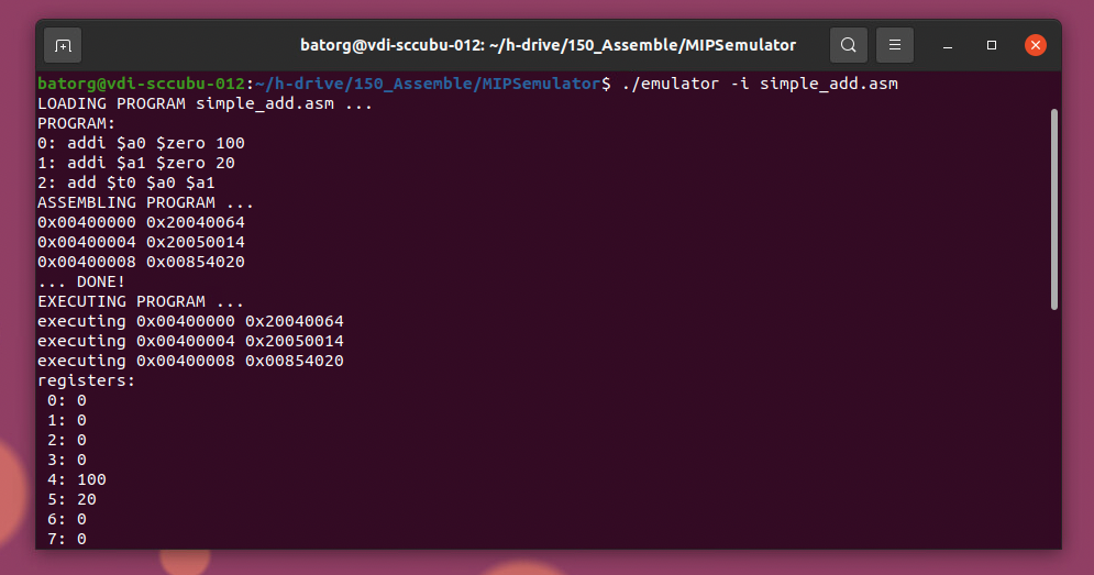 GitHub - batorlancs/MIPS-Assembler-Emulator