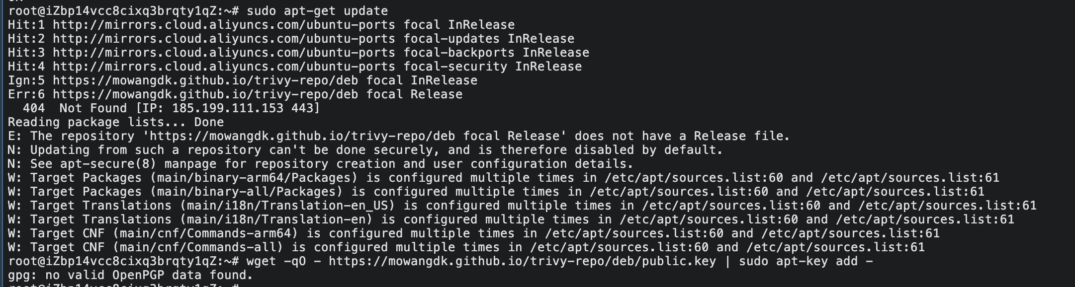 Add arm64 packages to apt repository · Issue #1455 · aquasecurity/trivy · GitHub