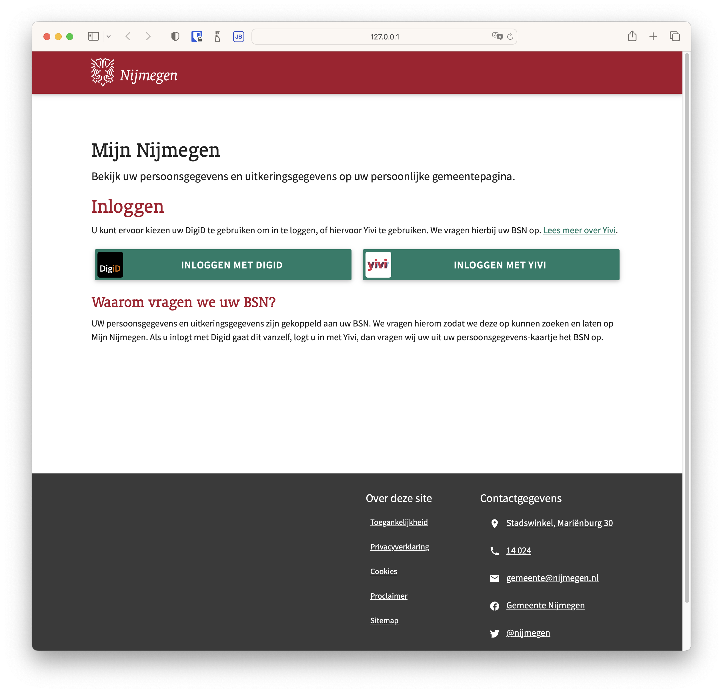 yivi Mijn Nijmegen: - uitvraag op loginpagina · Issue #460 · GemeenteNijmegen/mijn-nijmegen · GitHub