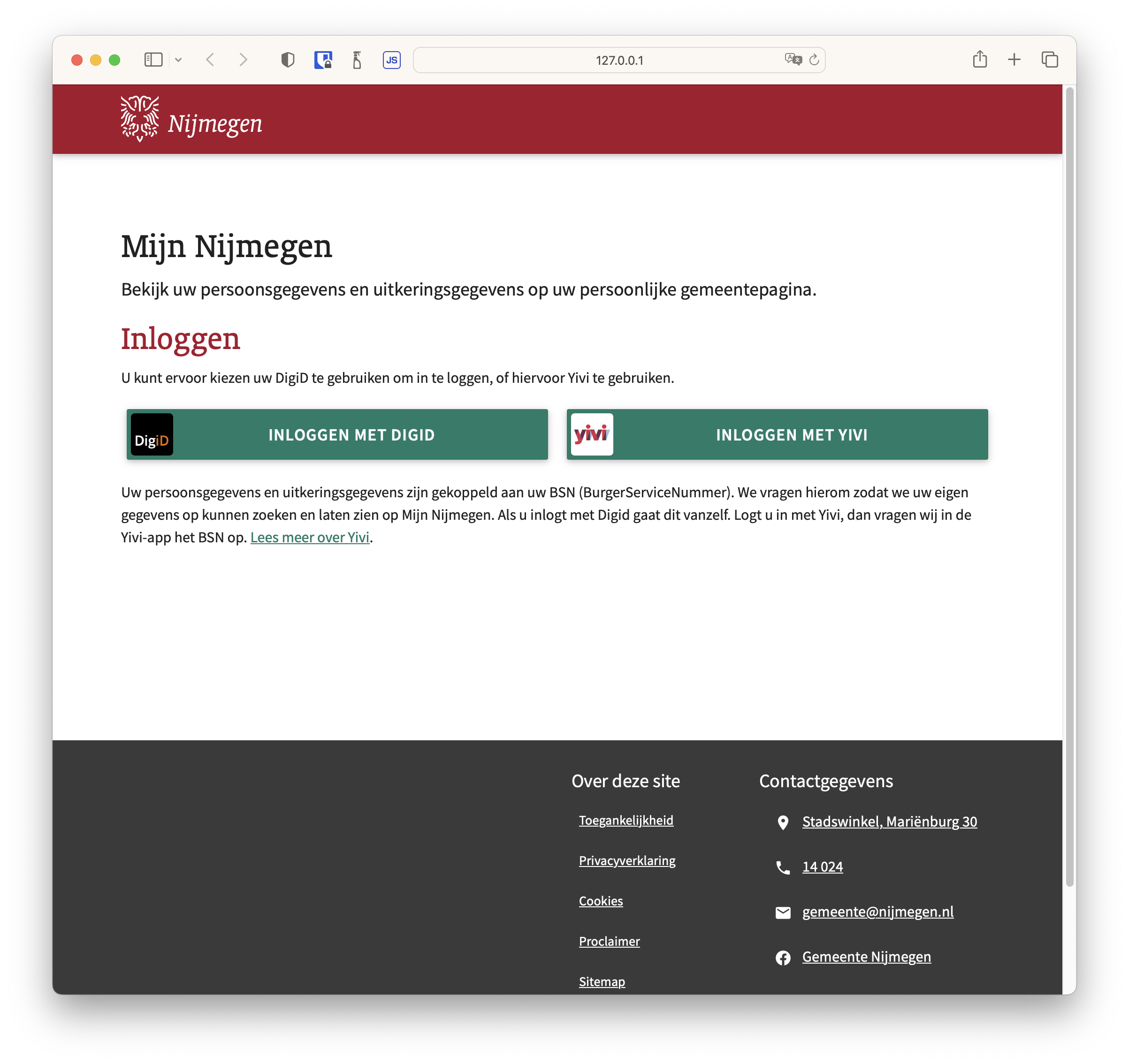 yivi Mijn Nijmegen: - uitvraag op loginpagina · Issue #460 · GemeenteNijmegen/mijn-nijmegen · GitHub