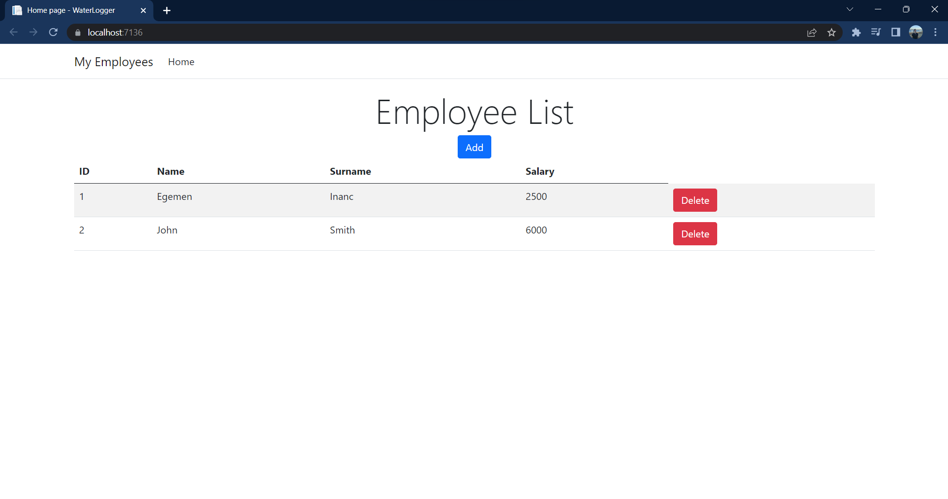 GitHub - Egemen-Inanc/EmployeeLister: A Simple web pplication allowing ...