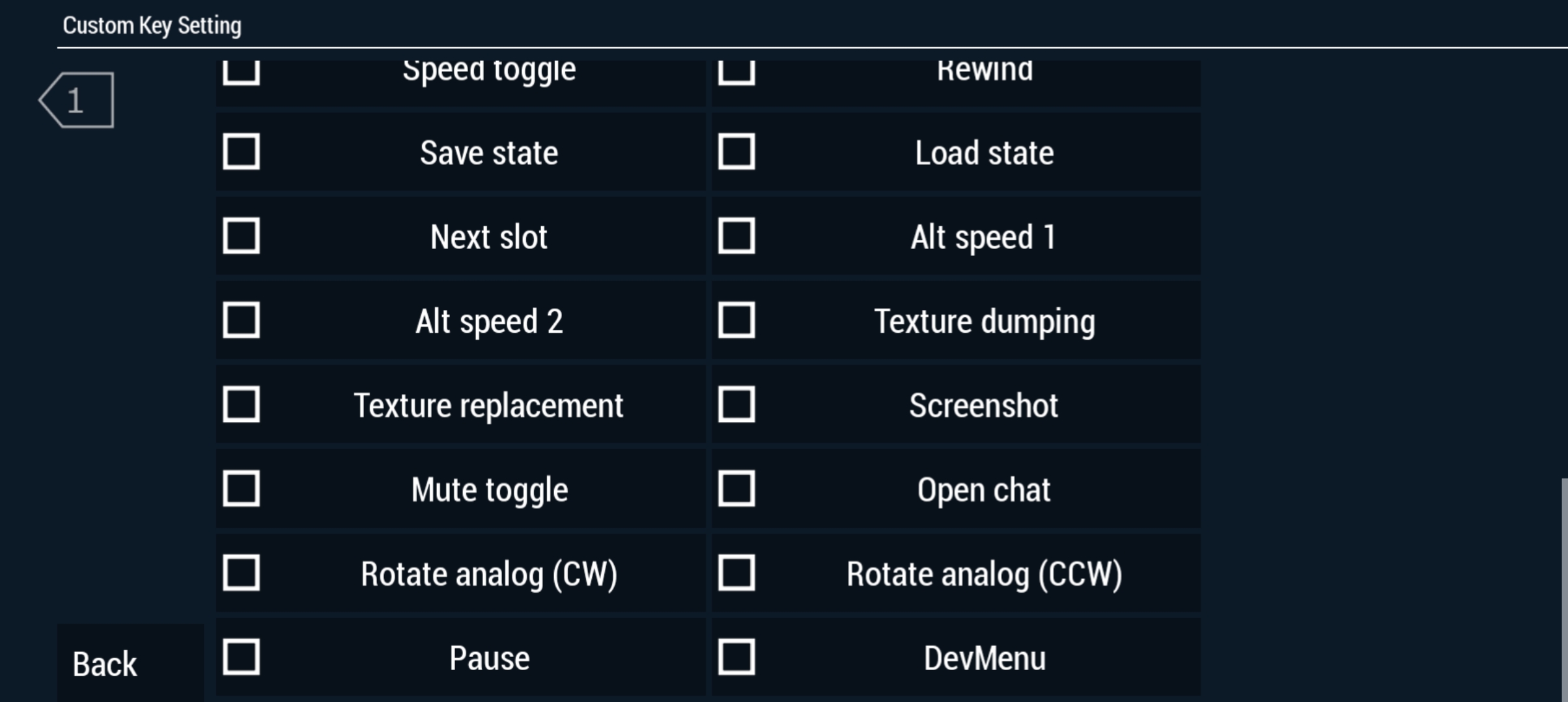 Please add analog button direction mapping into custom keys · Issue ...