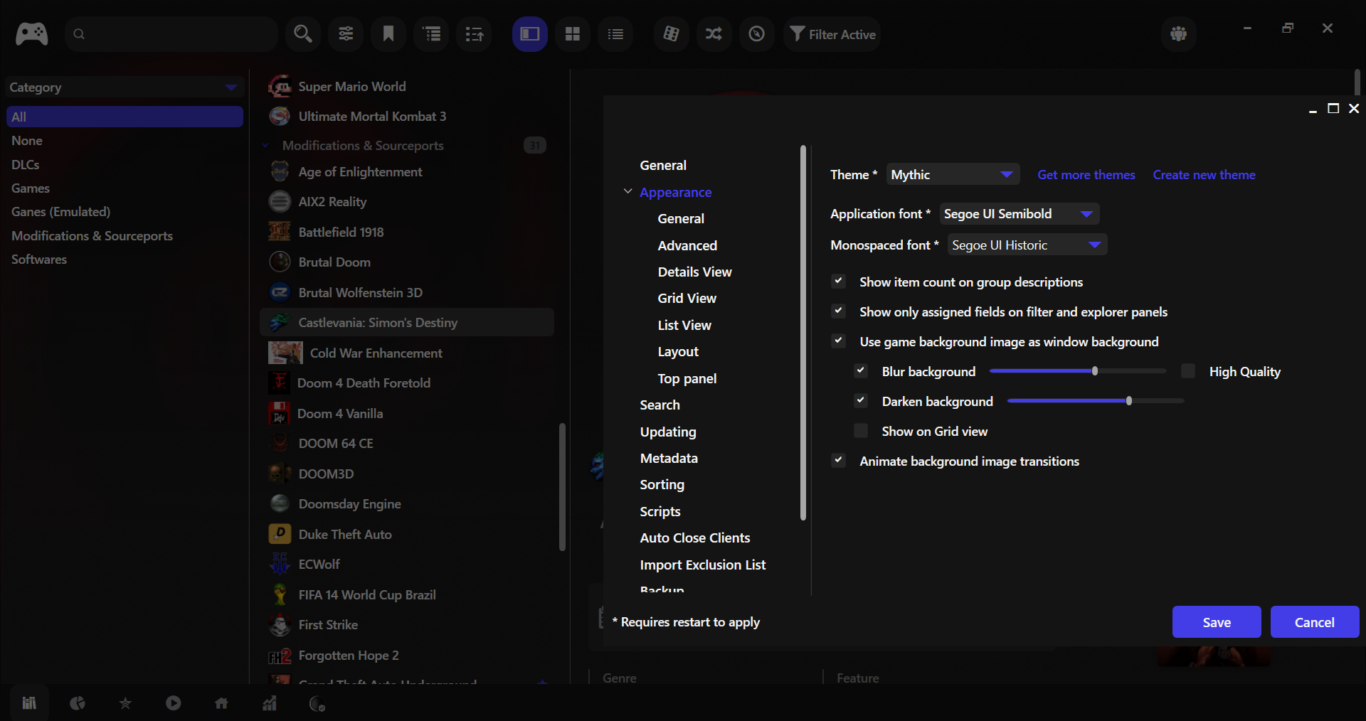 reduce background image resolution option for full screen mode? · Issue #3513 · JosefNemec ...