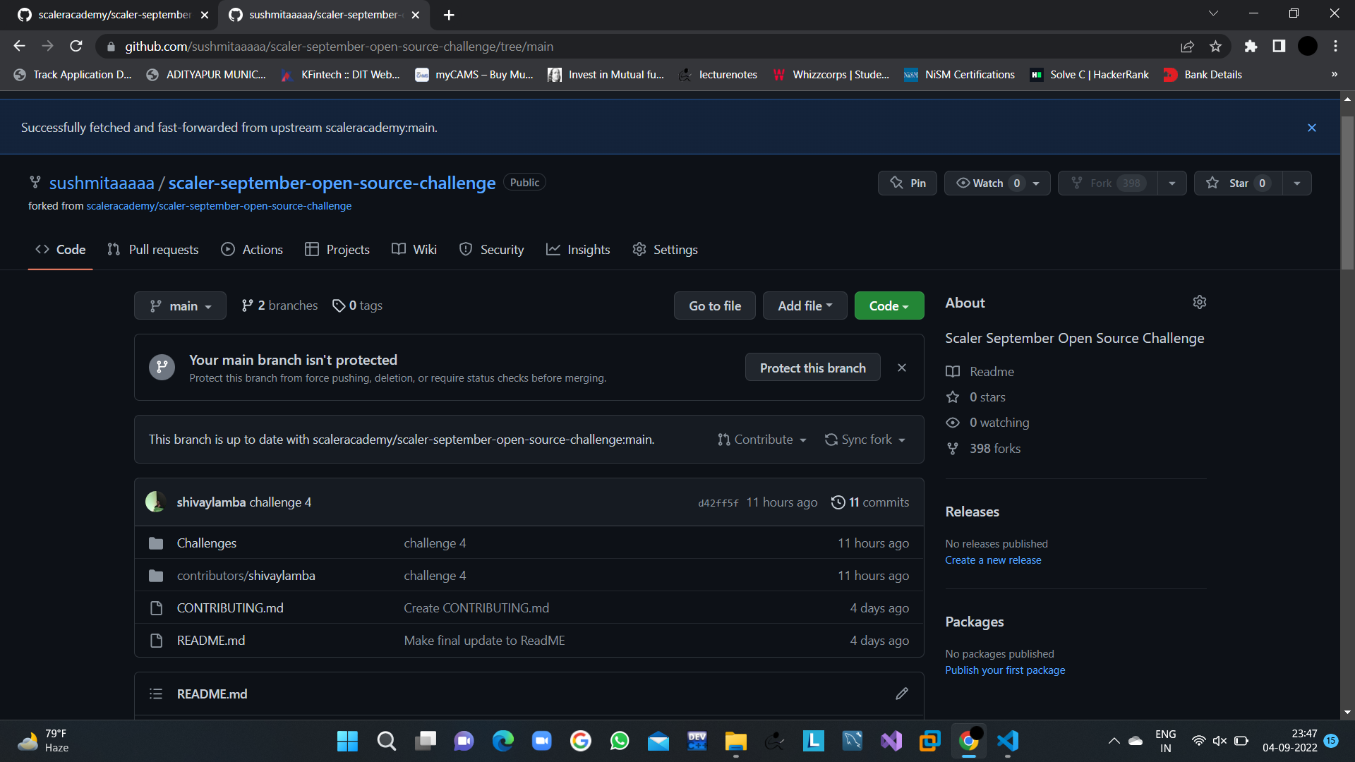 Challenge1 · Issue #421 · scaleracademy/scaler-september-open-source-challenge-2022 · GitHub