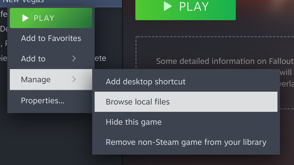 Browse local files menu in Steam Desktop client does not work for non-Steam game · Issue #10082 ...