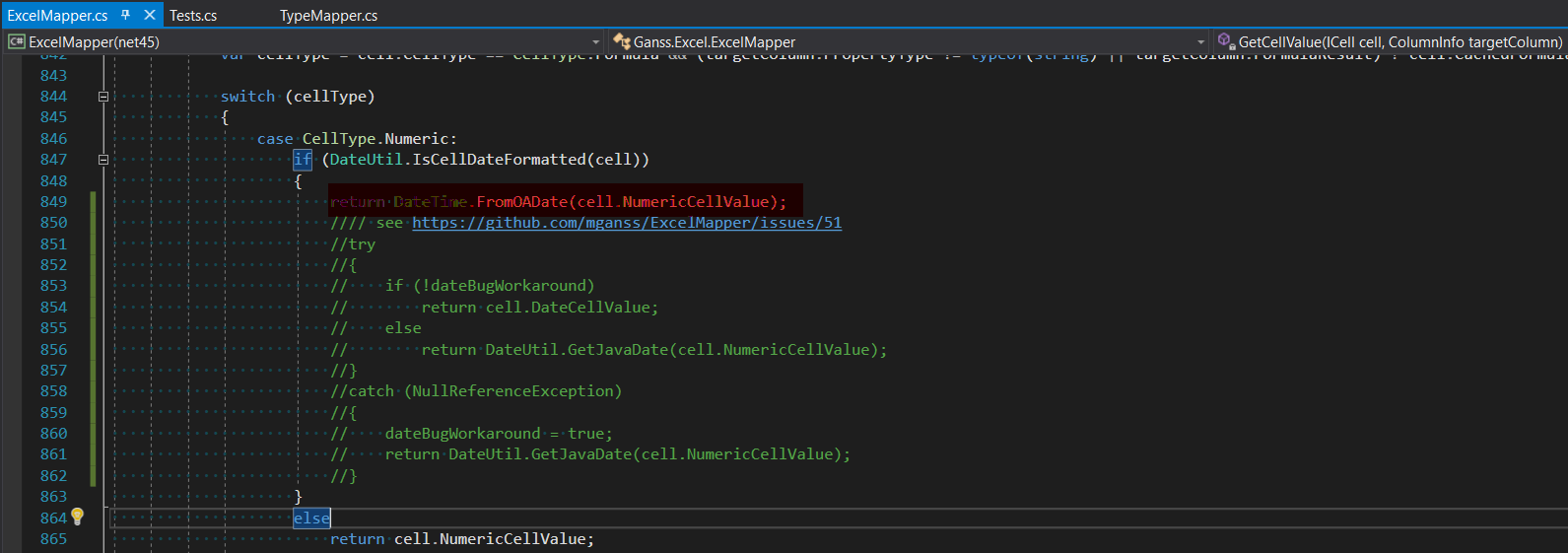 Convert double date values bug · Issue #51 · mganss/ExcelMapper · GitHub