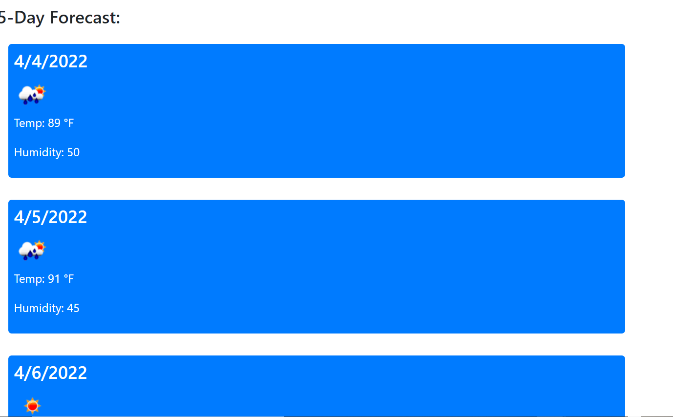 GitHub - SierraDavis2000/Weather-Dashboard