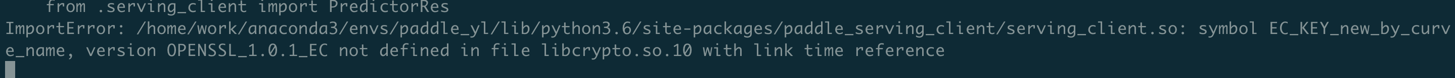 serving 预测报错 · Issue #1539 · PaddlePaddle/Serving · GitHub
