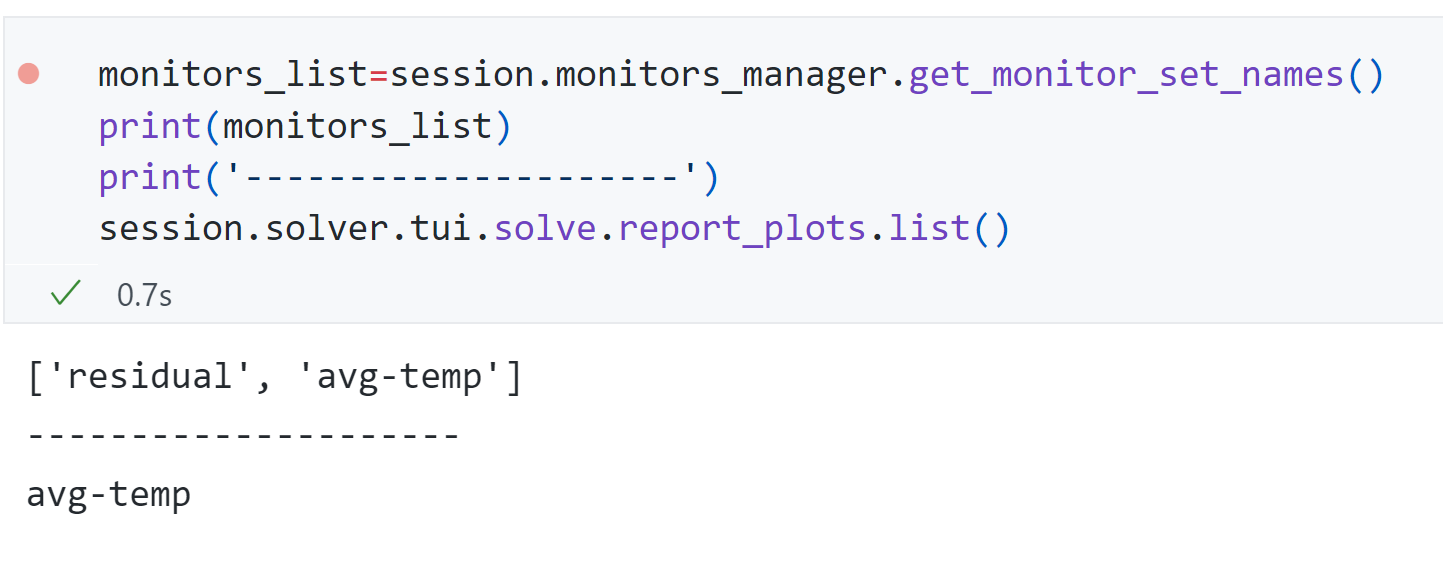 Only the default Residual monitor is listed in monitors_manager · Issue #637 · ansys/pyfluent ...