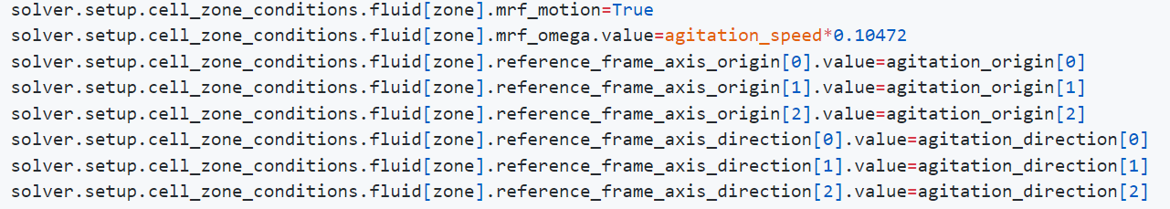 Cell Zone Condition setting for Rotating Reference Frame · Issue #1242 · ansys/pyfluent · GitHub