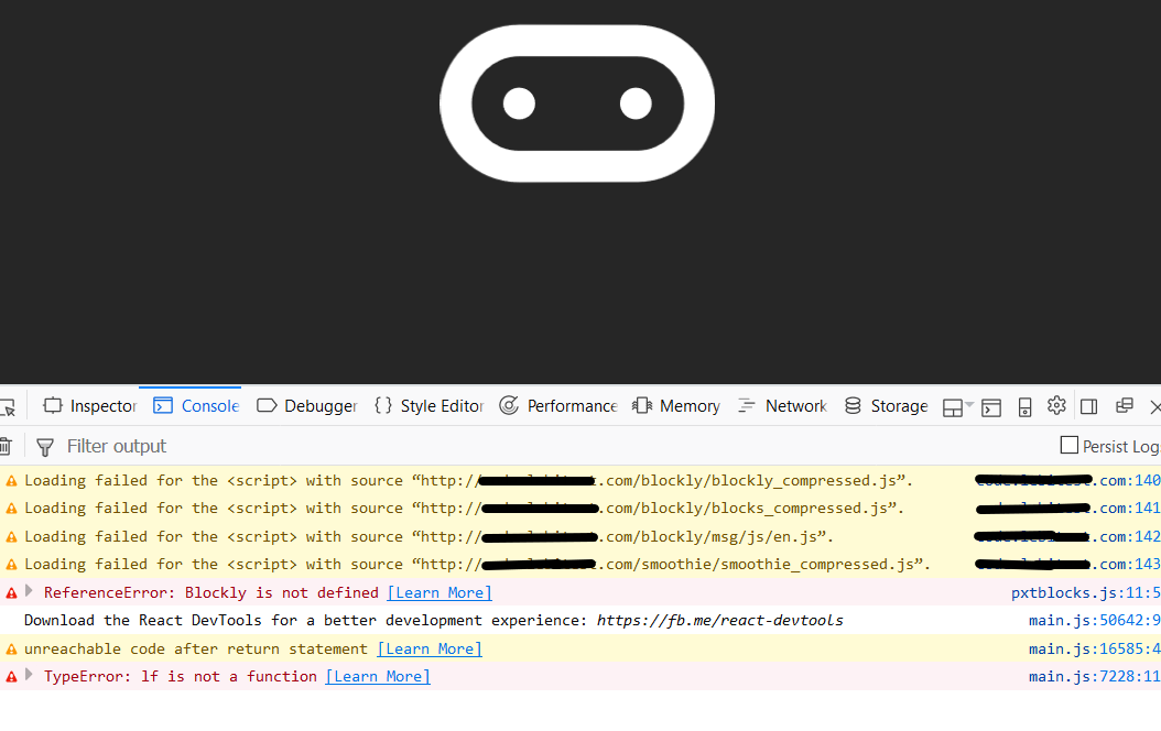 ReferenceError: Blockly is not defined ??? · Issue #3664 · microsoft/pxt · GitHub