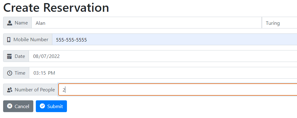 GitHub - mborsch/restaurant-reservation: Full-Stack app to handle ...