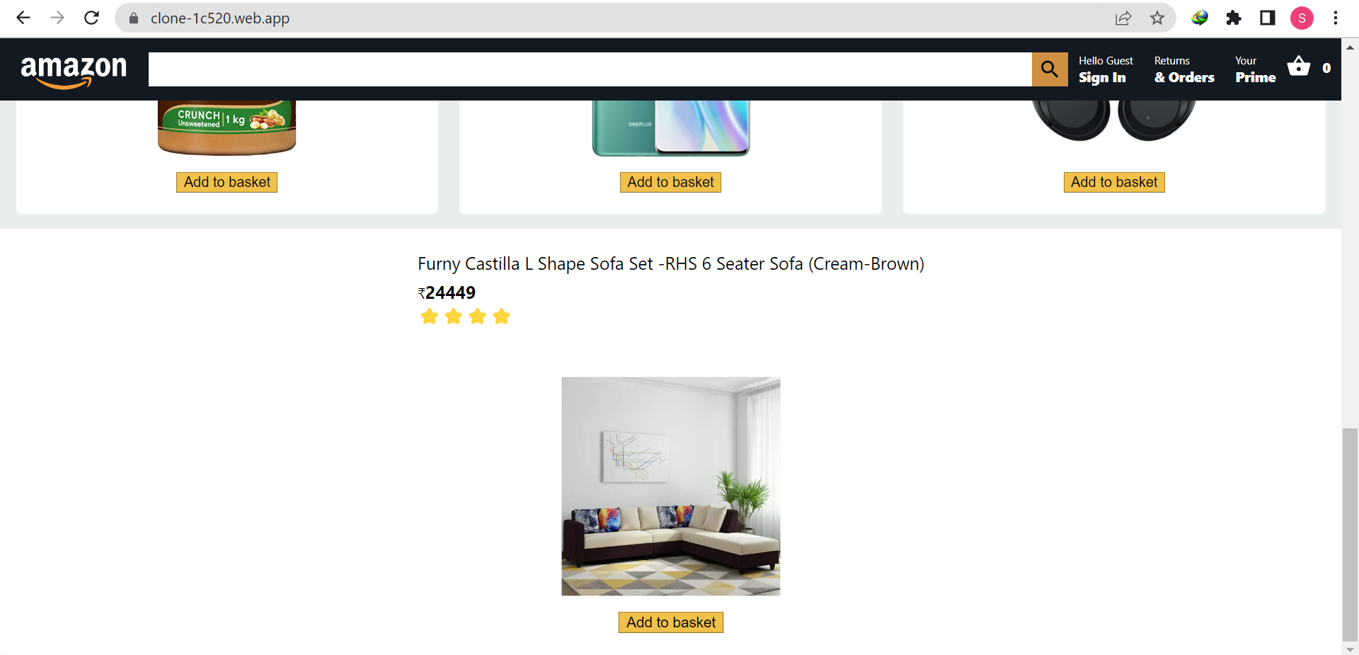 GitHub - sairaghava143/Amazon-Clone