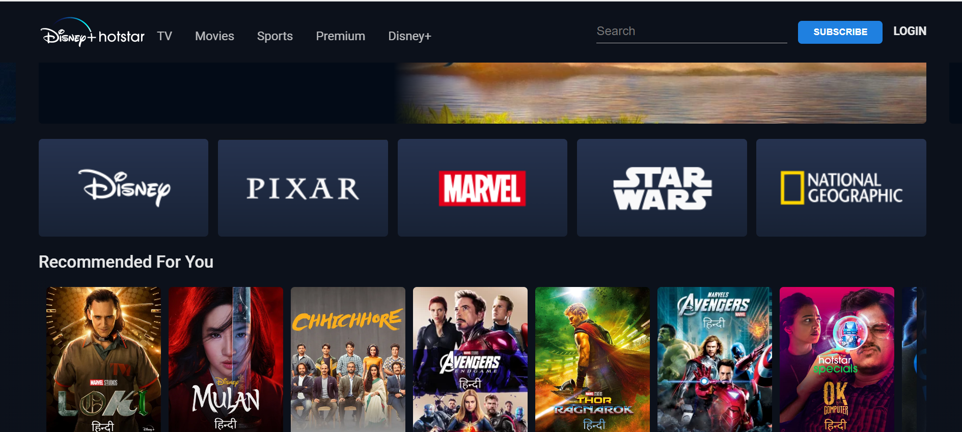 GitHub - sairaghava143/Hotstar-Plus-Clone