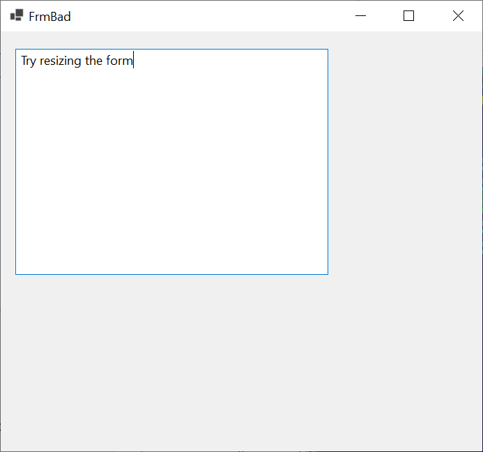 Anchors Of User Control Dont Work When Scaling On High Dpi · Issue 6381 · Dotnetwinforms · Github