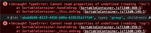 MUI styling broken & type errors on drag · Issue #835 · ukrbublik/react ...