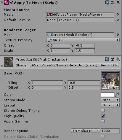 Distortions when adjusting shader texture offset and scale (Windows) · Issue #104 · RenderHeads ...