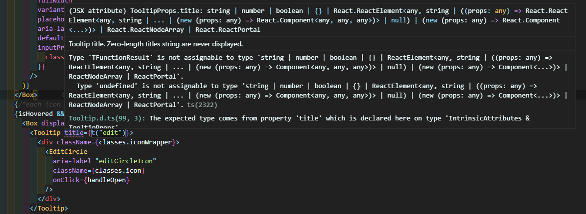 @material-ui/core 4.9.10 Tooltip title prop and i18n t function type are incompatible · Issue ...