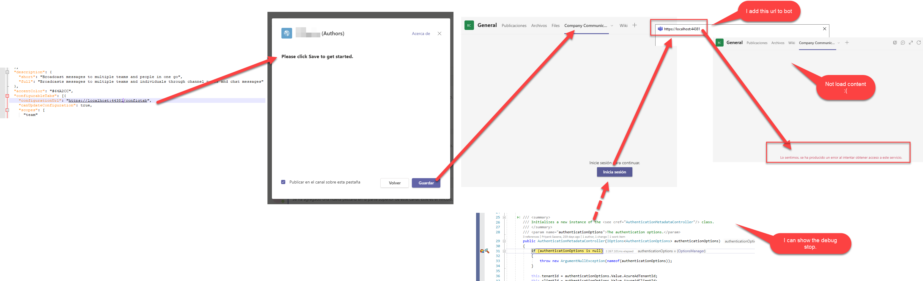 Run and debug in Local · Issue #565 · OfficeDev/microsoft-teams-apps ...