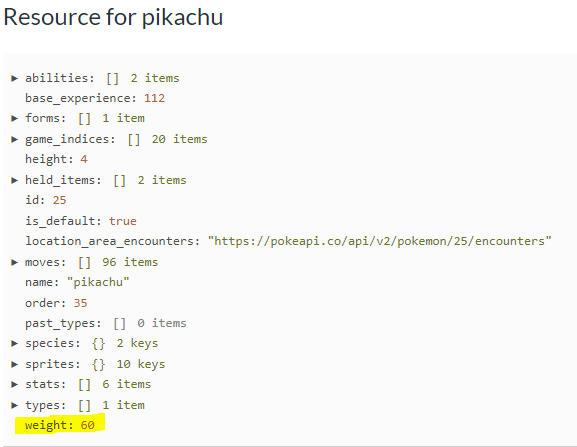 Mistake in Data of Pikachu in weight · Issue #759 · PokeAPI/pokeapi · GitHub