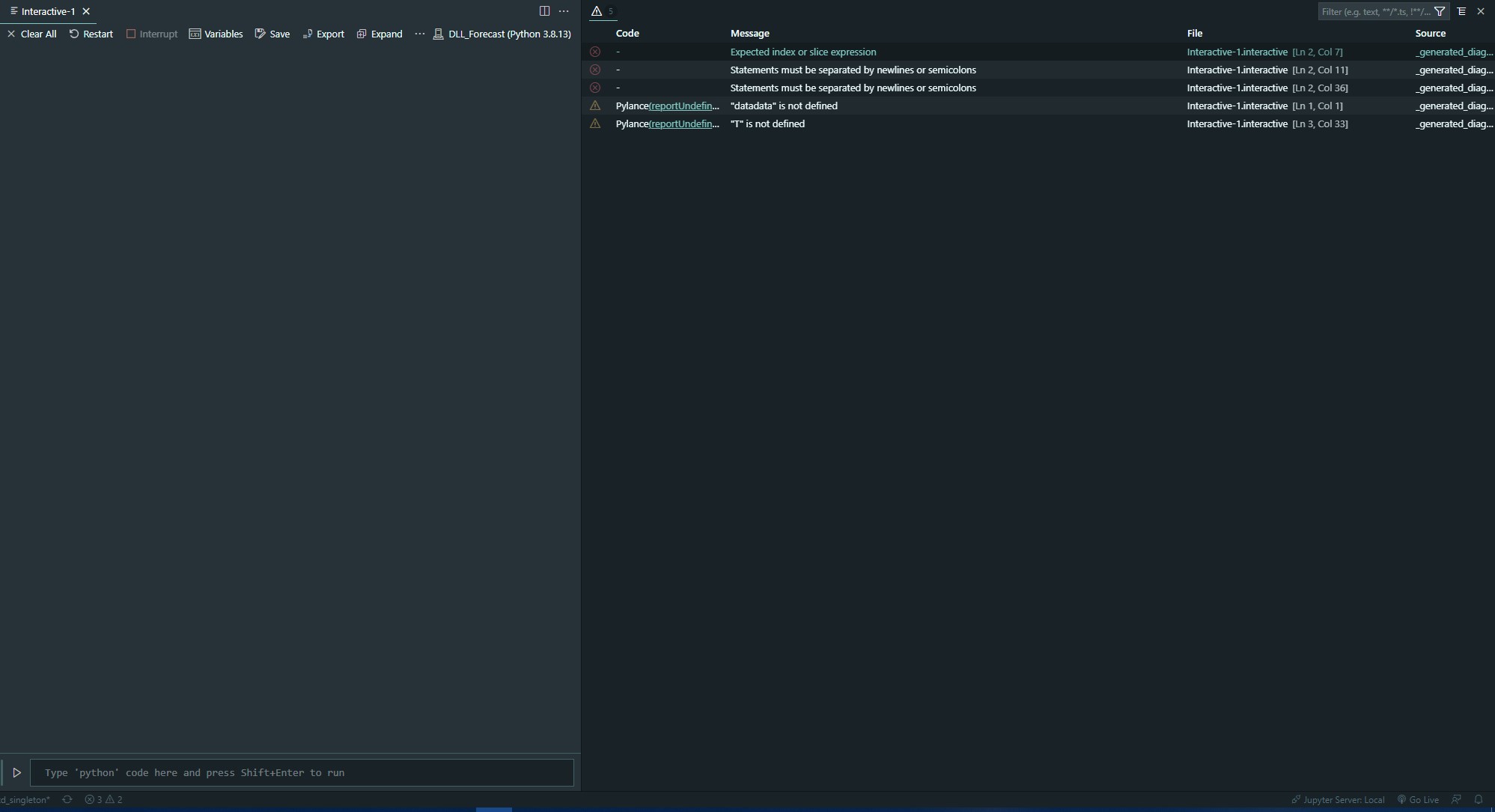 Provide a way to skip diagnostics in the interactive window · Issue ...
