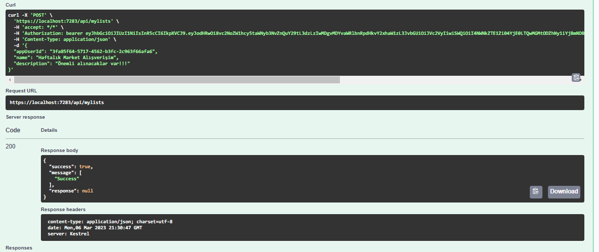 GitHub - Bedrhann/ShoppingList-API: Web API with .Net