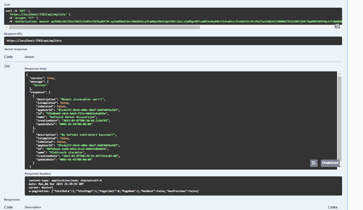 GitHub - Bedrhann/ShoppingList-API: Web API with .Net