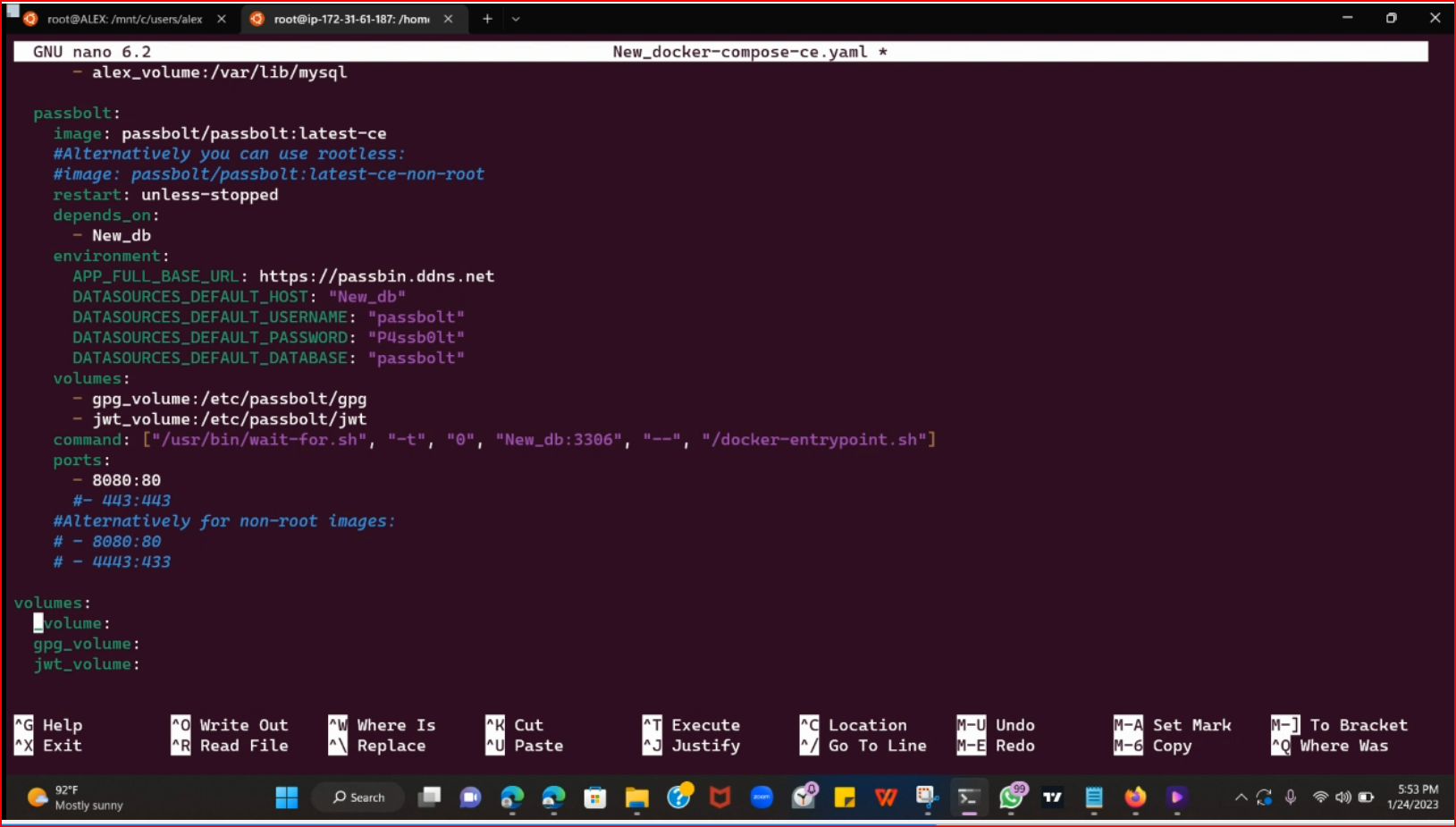 GitHub - AlexMicheal500/Backing-up-Volumes