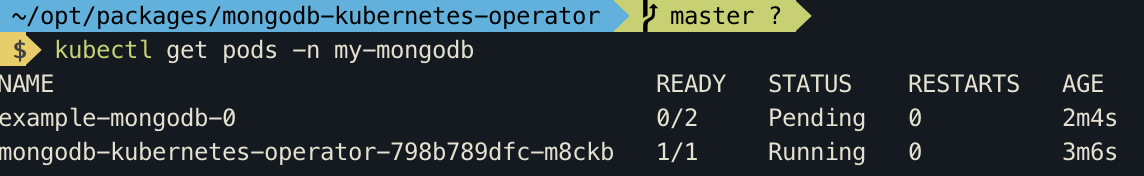 Pod stuck in pending state · Issue #235 · mongodb/mongodb-kubernetes ...